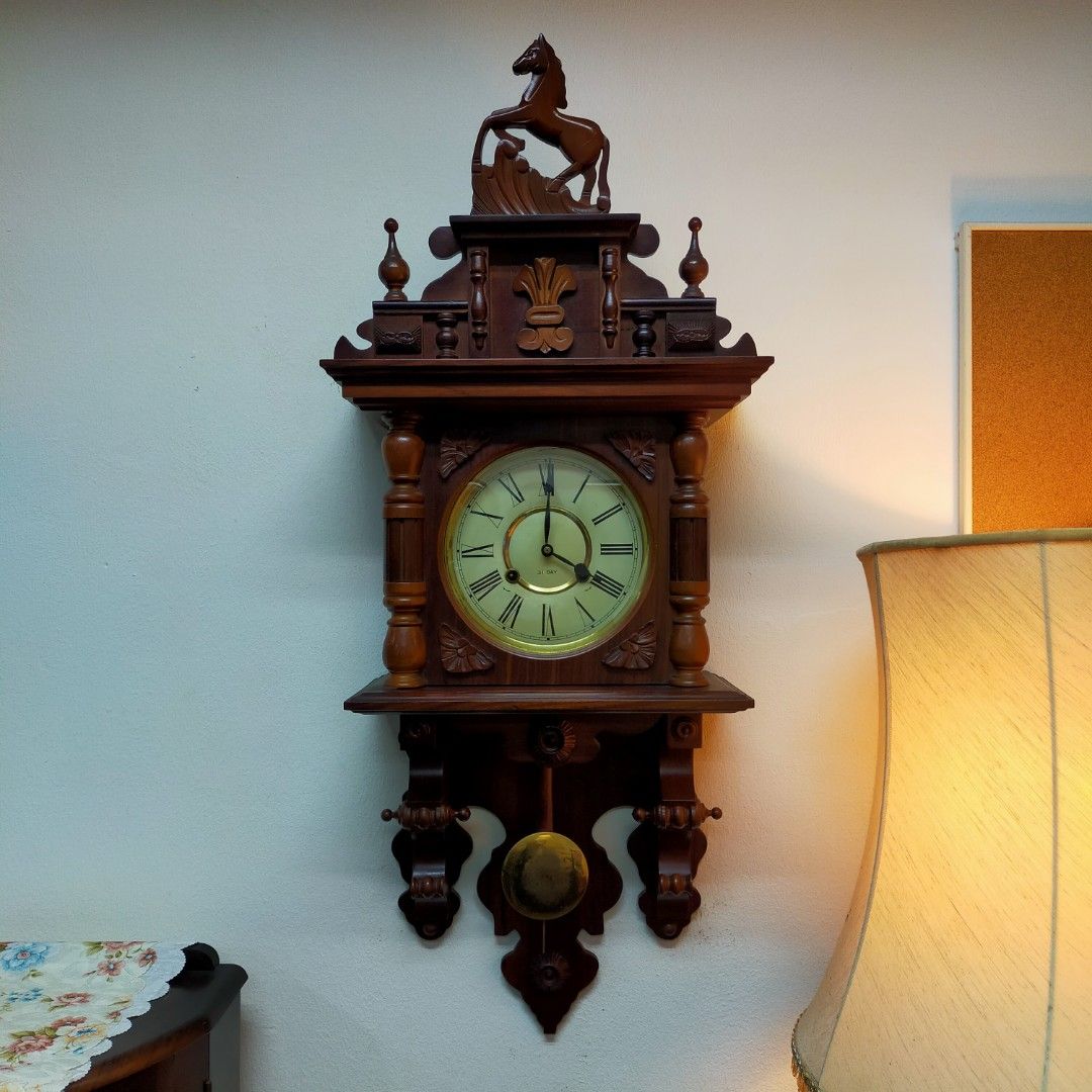 Vintage 1970s Korean Bim-Bam Wall Clock, Furniture & Home Living, Home ...