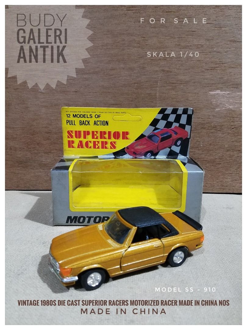 Vintage 1980s Superior Racers Model SS- 910 Made In China, Toys ...