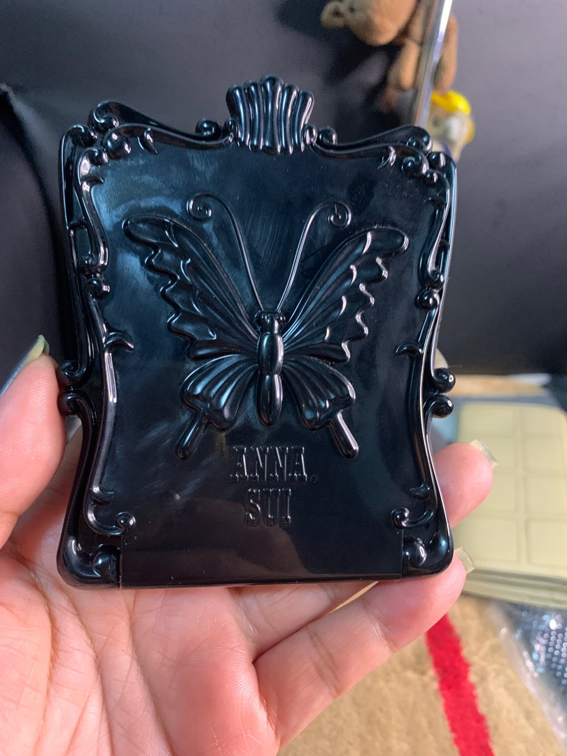 Vintage anna sui bag mirror/hand mirror on Carousell