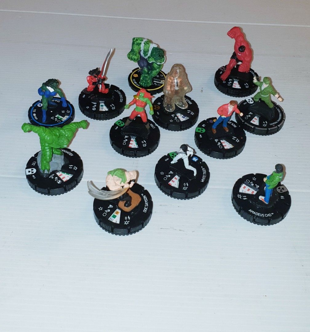 vintage heroclix marvel hulk red hulk figure lot, Hobbies & Toys, Toys ...