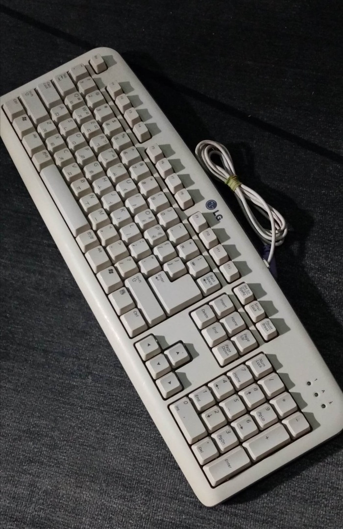 Vintage Retro LG Original Keyboard Rare, Computers & Tech, Parts ...