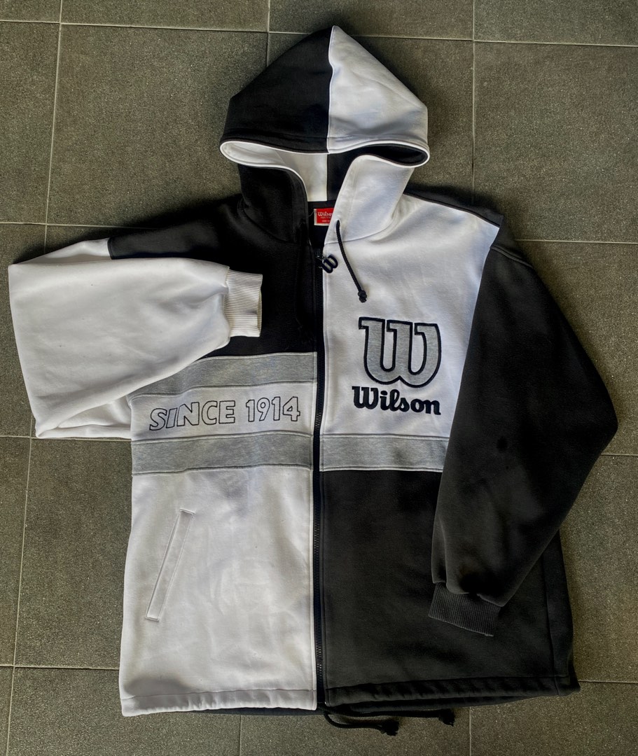 Vintage Wilson Tricolor Jacket Wilson Red Tag, Men's Fashion, Coats ...