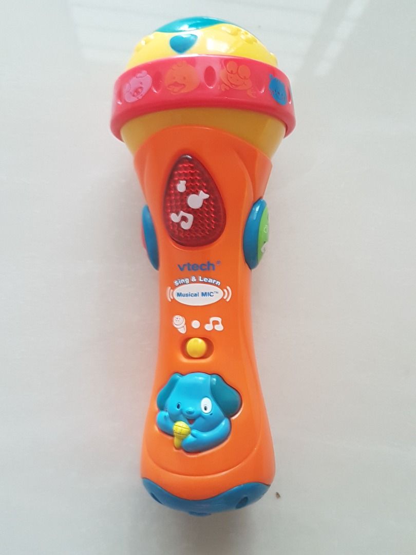 VTech Sing & Learn Toy Musical Mic, Babies & Kids, Infant Playtime on ...