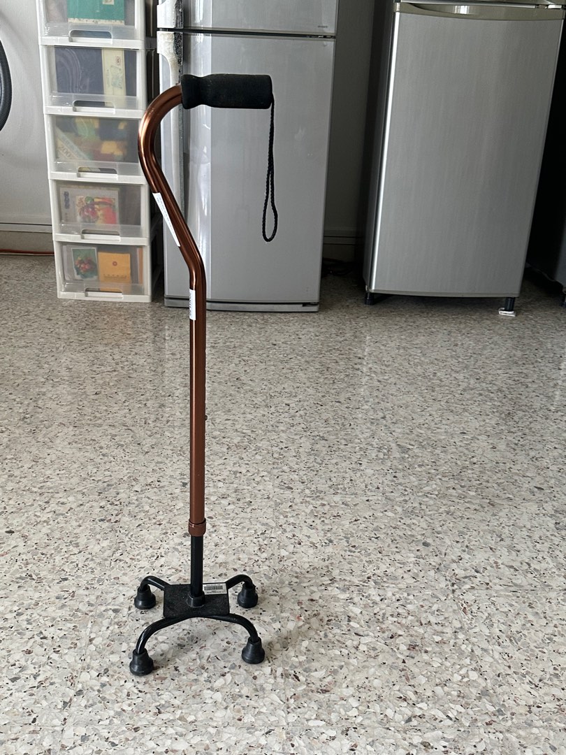 Walking stick 4-leg, Health & Nutrition, Assistive & Rehabilatory Aids ...