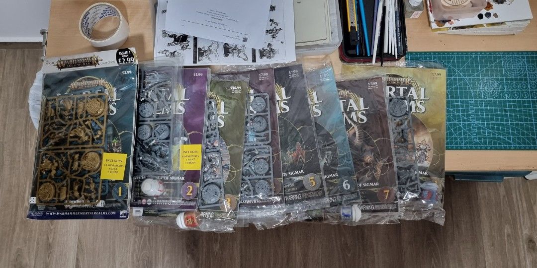 Warhammer Mortal Realms Magazine #1 -#8, Hobbies & Toys, Toys & Games ...