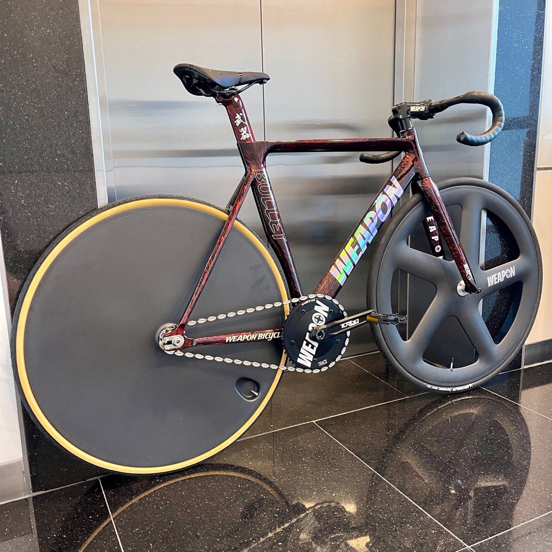 Weapon bullet fixie bike/frame set $790/complete bike $1161/brand new ...