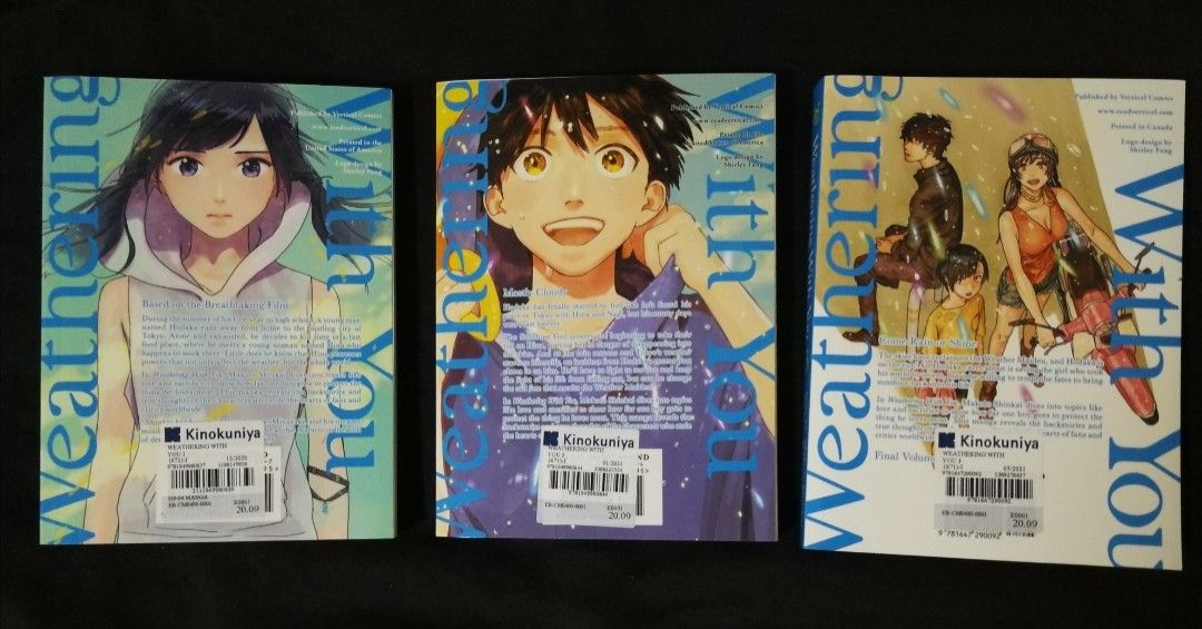 weathering with you manga, Hobbies & Toys, Books & Magazines, Comics & Manga on Carousell
