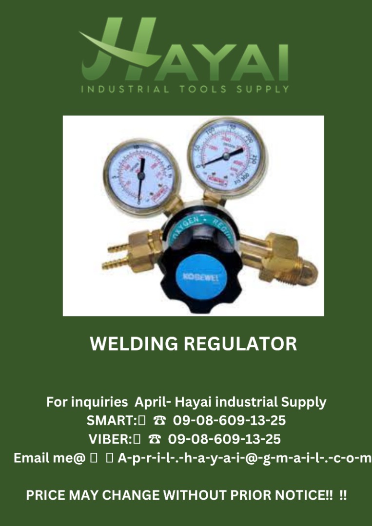 Welding regulators, Commercial & Industrial, Construction Tools & Equipment on Carousell