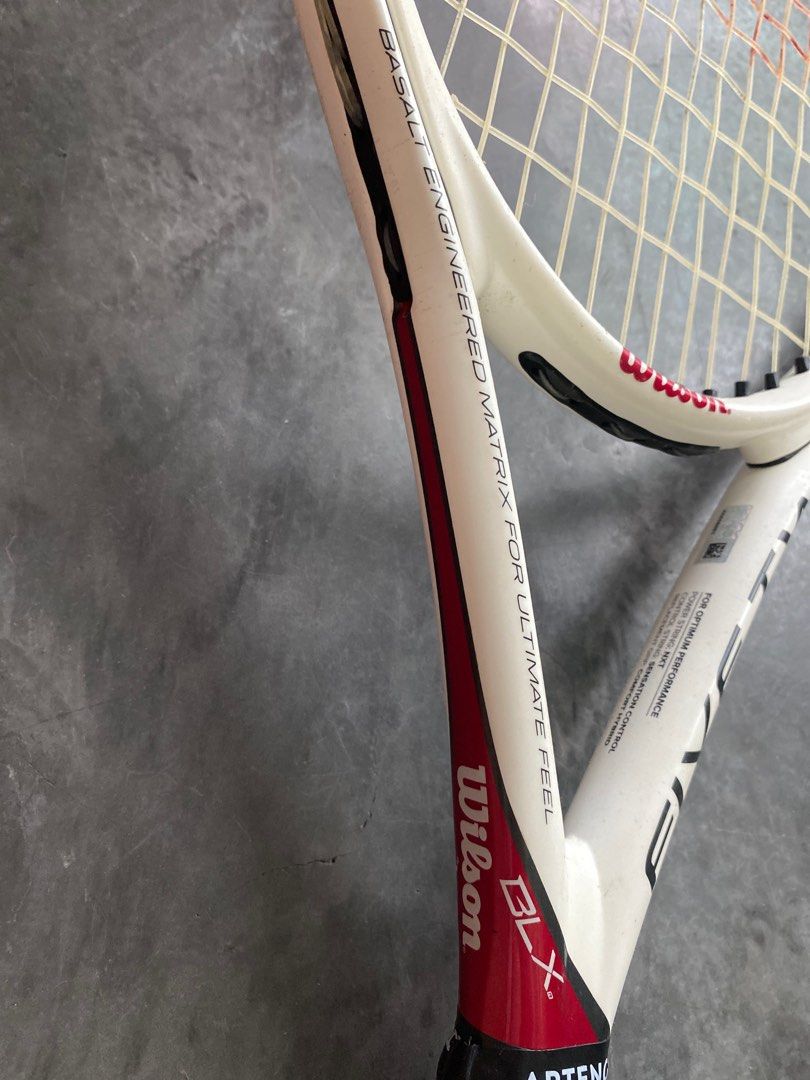 Wilson BLX Beginner’s Tennis Racket, Sports Equipment, Sports & Games, Racket & Ball Sports on ...