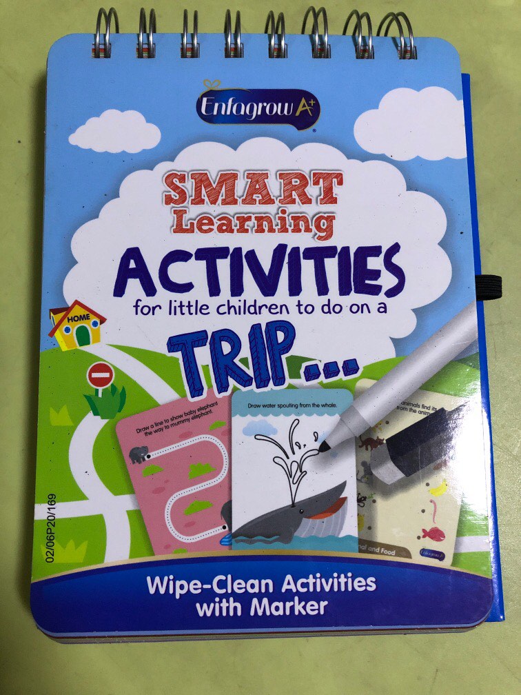 Wipe-Clean Activities Book, Hobbies & Toys, Books & Magazines, Children ...