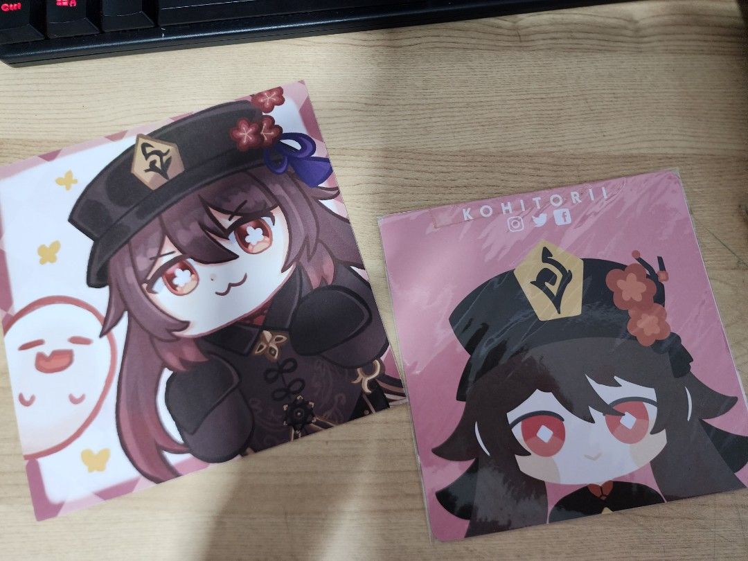 WTS Genshin Hu Tao merch set, Hobbies & Toys, Memorabilia ...