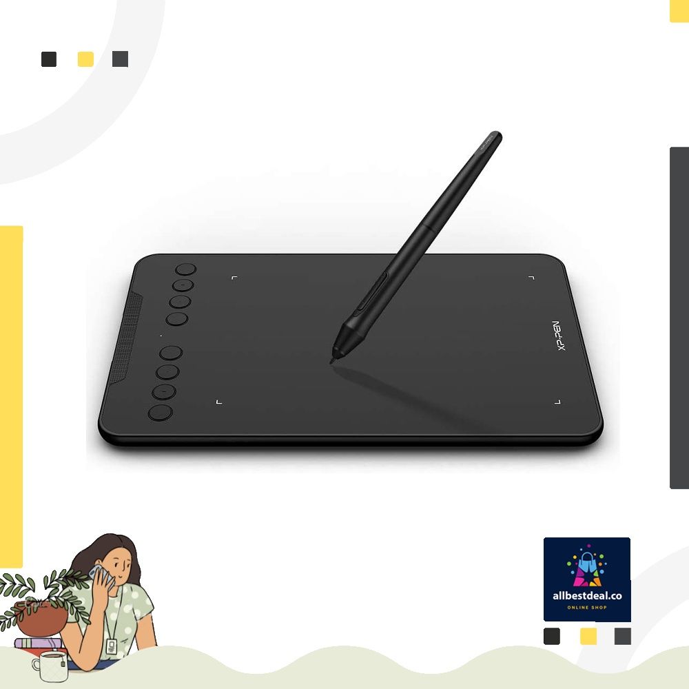 XP-PEN Deco mini7 7" Portable Graphic Drawing Tablet with Passive ...