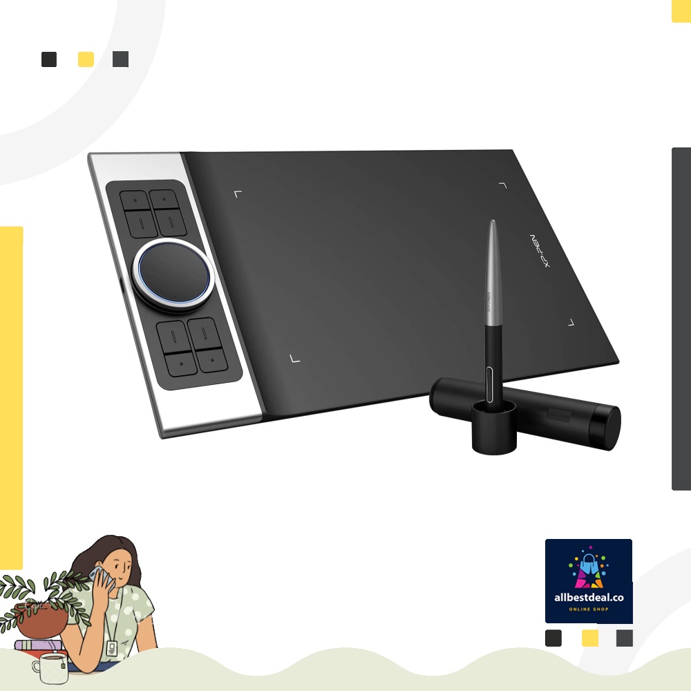 XP-PEN Deco Pro Small Graphics Drawing Tablet Ultrathin Digital Pen ...