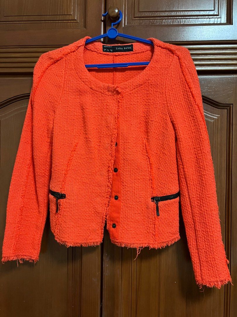 Zara Basic Jacket, Women's Fashion, Tops, Other Tops on Carousell