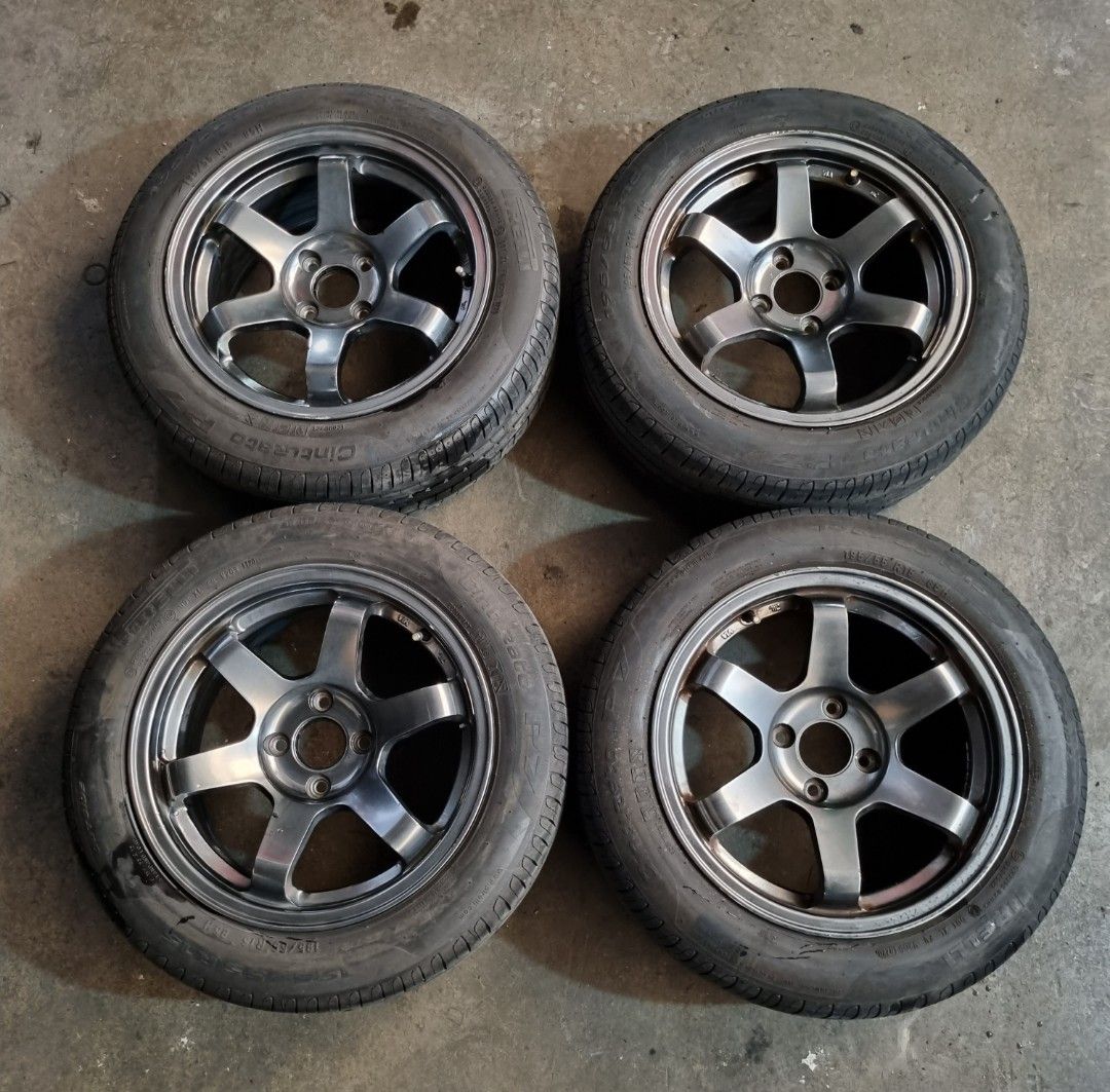 15 inch rim (4x100), Car Accessories, Tyres & Rims on Carousell