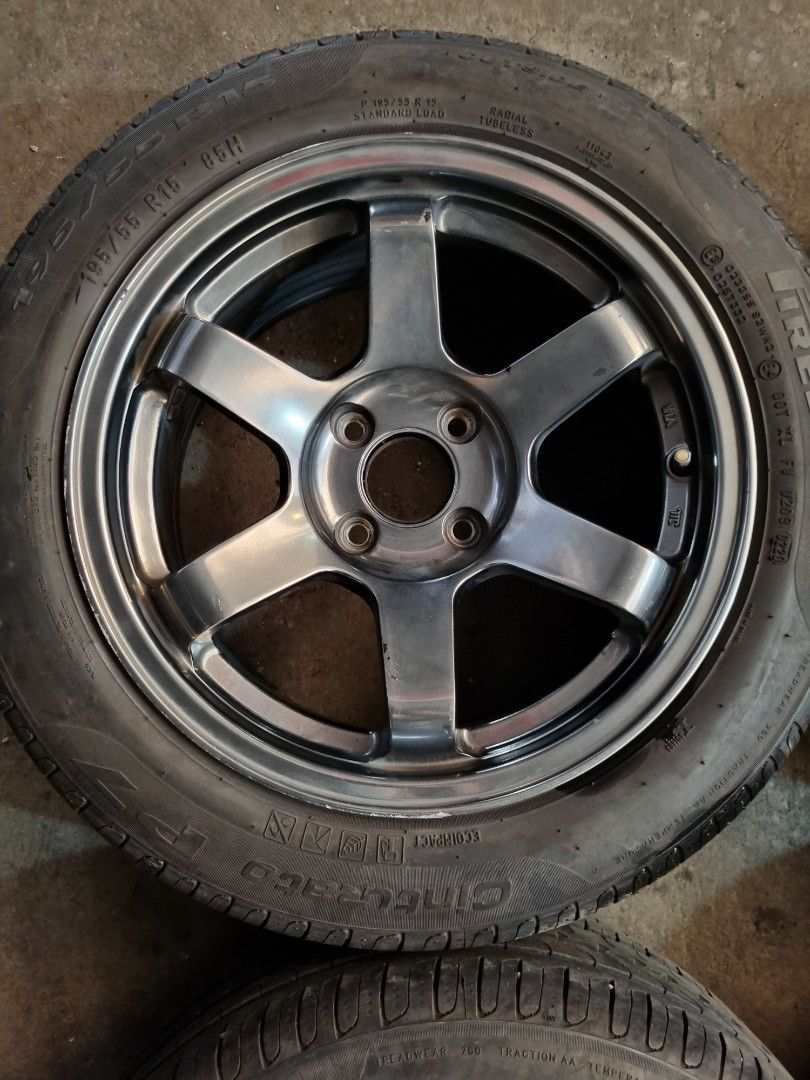 15 inch rim (4x100), Car Accessories, Tyres & Rims on Carousell
