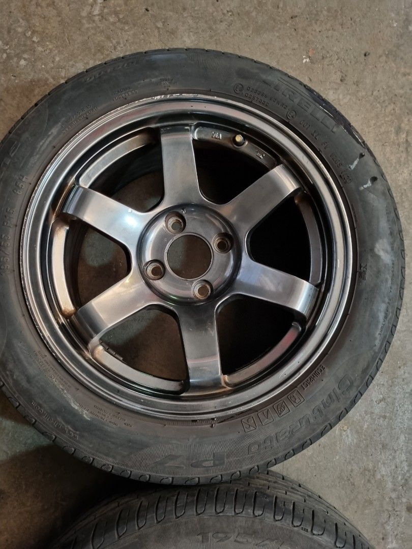 15 inch rim (4x100), Car Accessories, Tyres & Rims on Carousell