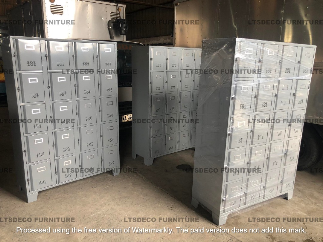 20 DOOR STEEL LOCKER OFFICE FURNITURE | OFFICE PARTITION METAL LOCKERS ...