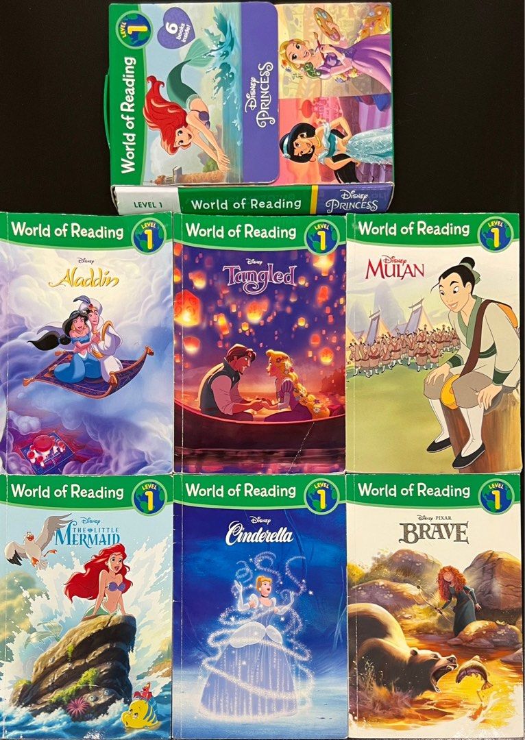 31 Usborne First Reader and Disney princess stories, Hobbies & Toys ...