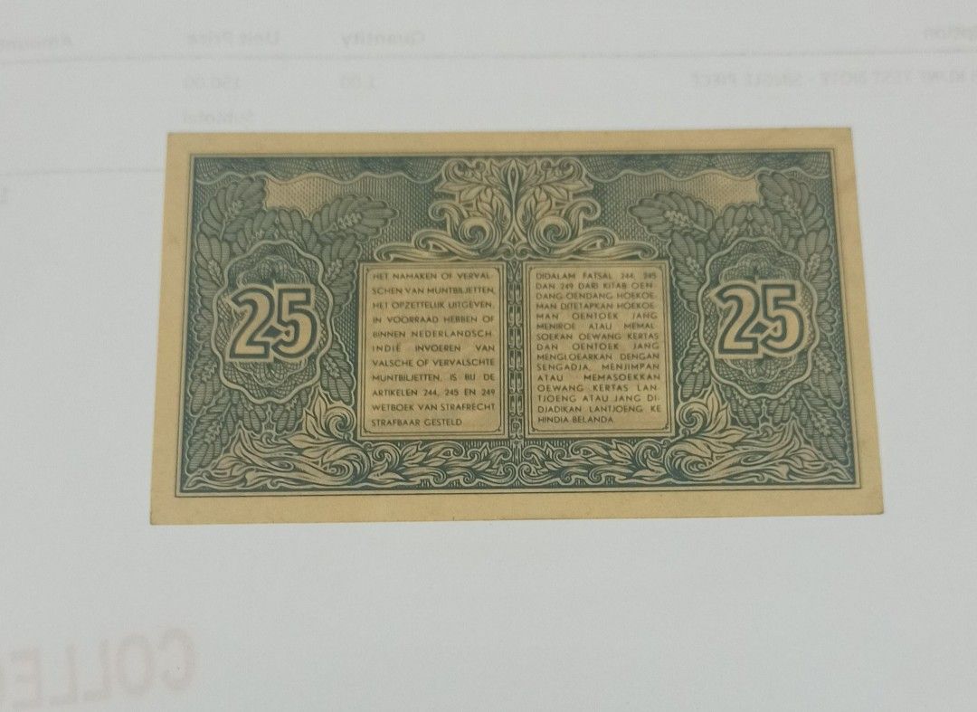 25 Sen 1947 Indonesia, Hobbies & Toys, Collectibles & Memorabilia ...