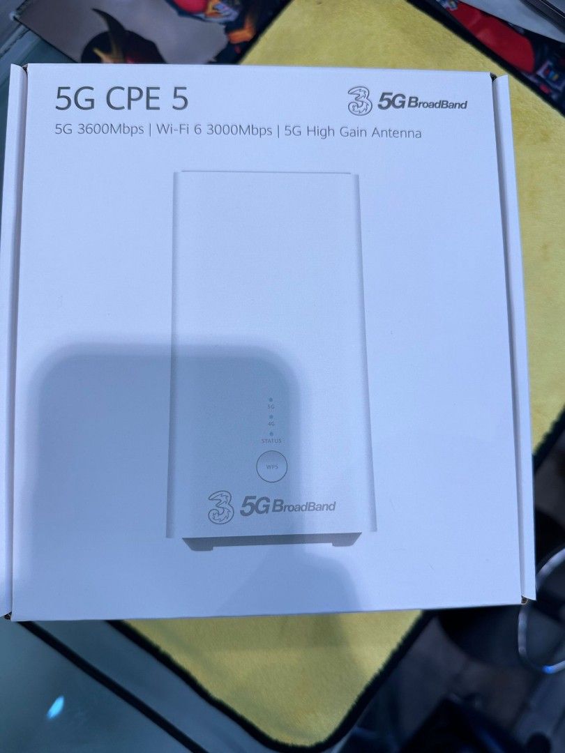 3 5G CPE 5 Router, 電腦＆科技, 電腦周邊及配件, Wifi及上網相關產品 - Carousell
