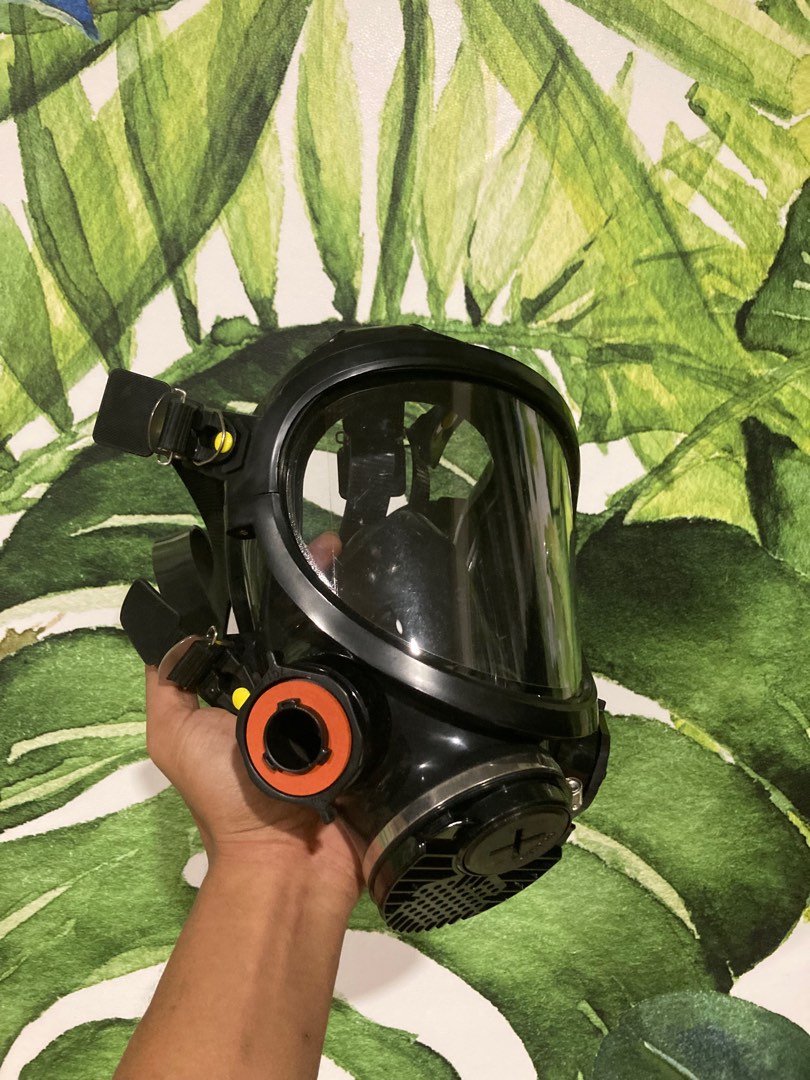 3M 7800S Full-Face Gas Mask, Health & Nutrition, Face Masks & Face ...