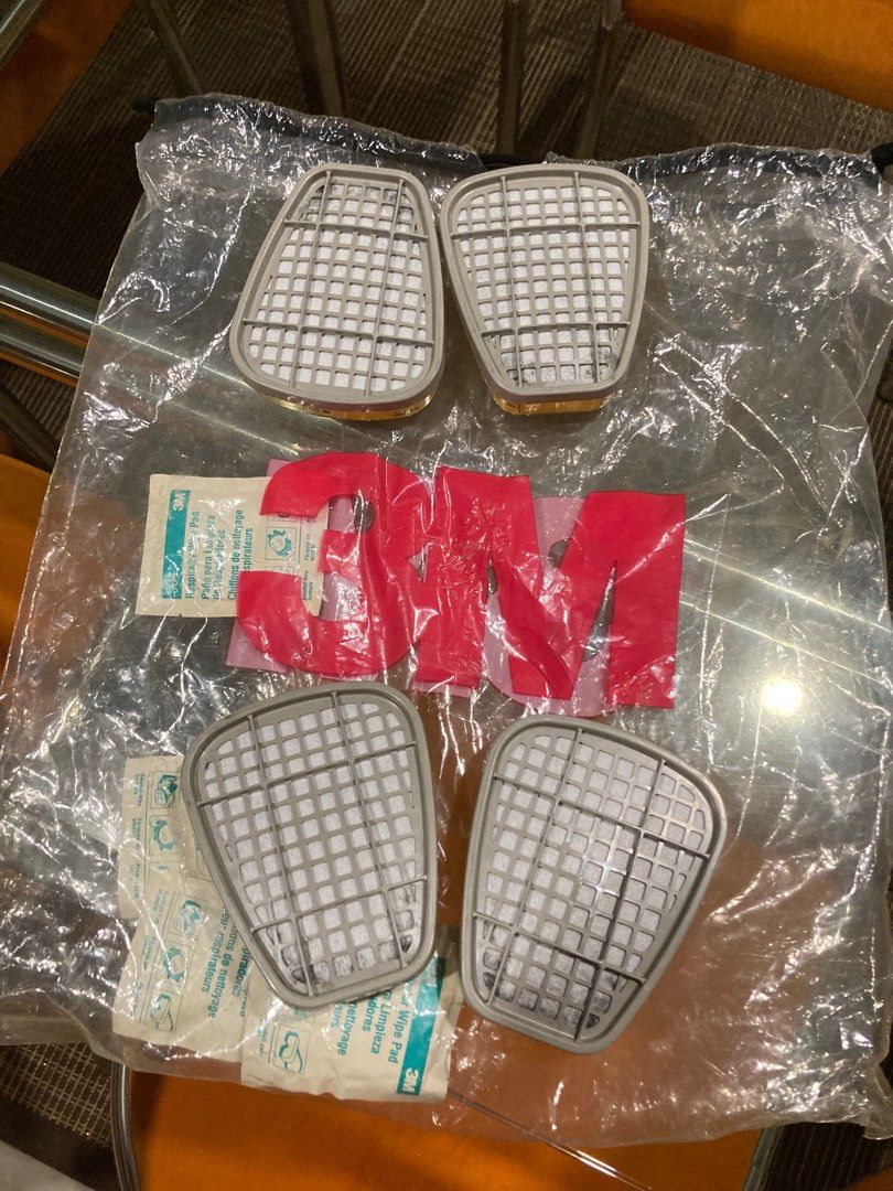 3M 7800S Full-Face Gas Mask, Health & Nutrition, Face Masks & Face ...