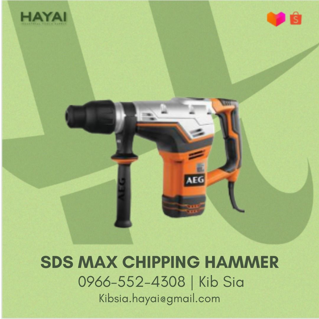 5KG SDS Max Chipping Hammer, Commercial & Industrial, Industrial ...