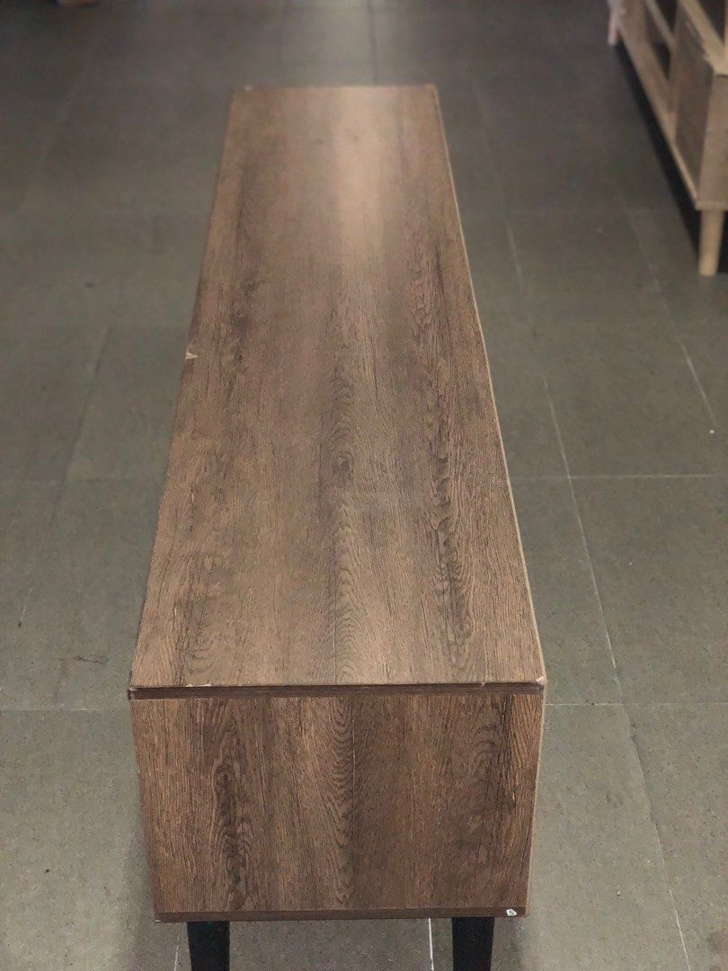 6ft tv cabinet - walnut defect unit, Furniture & Home Living, Furniture ...