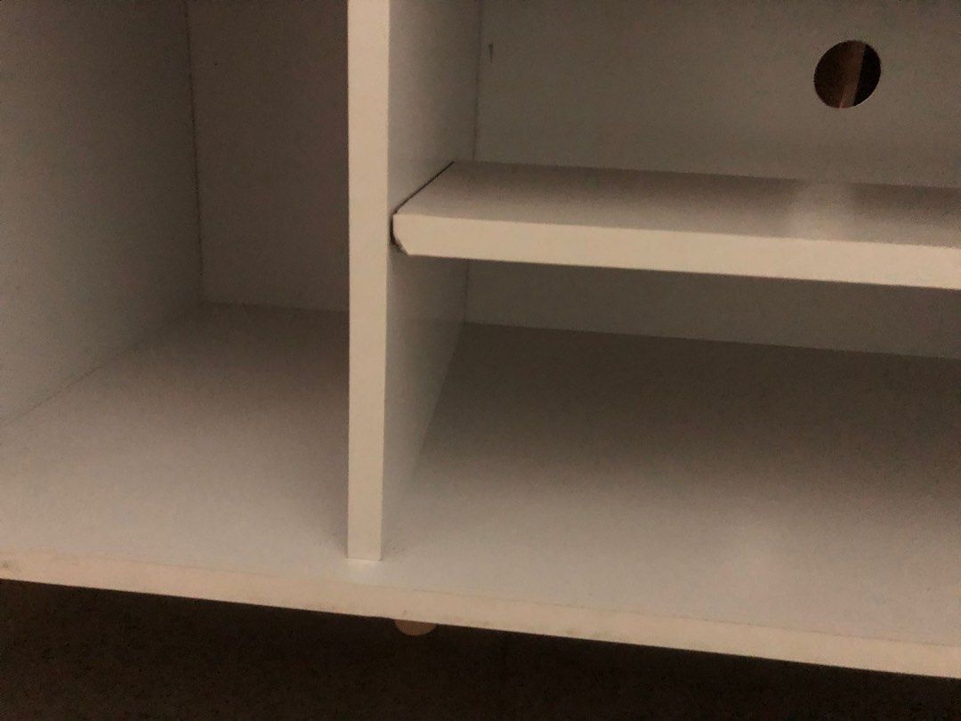 6ft tv cabinet white - defect unit, Furniture & Home Living, Furniture ...