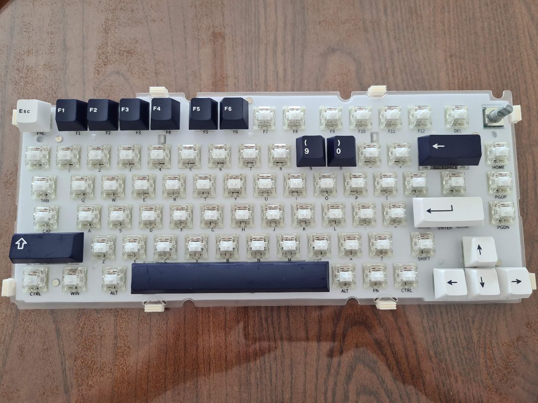 75% Custom Mechanical Keyboard (DeepNavy0107)- Fully Modded, Computers & Tech, Parts ...