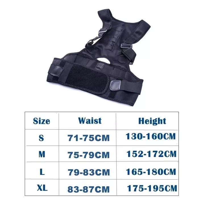 ( 10-375-01 ) Real Doctors Posture Support Brace Reduce Back Pain ...