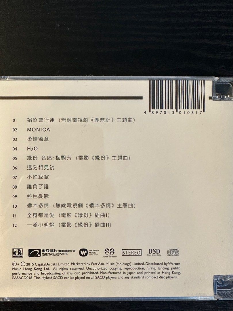 張國榮 Leslie SACD DSD CD 華星時代 80年代廣東歌 靚聲 Hi Fi 天碟, 預購 - Carousell