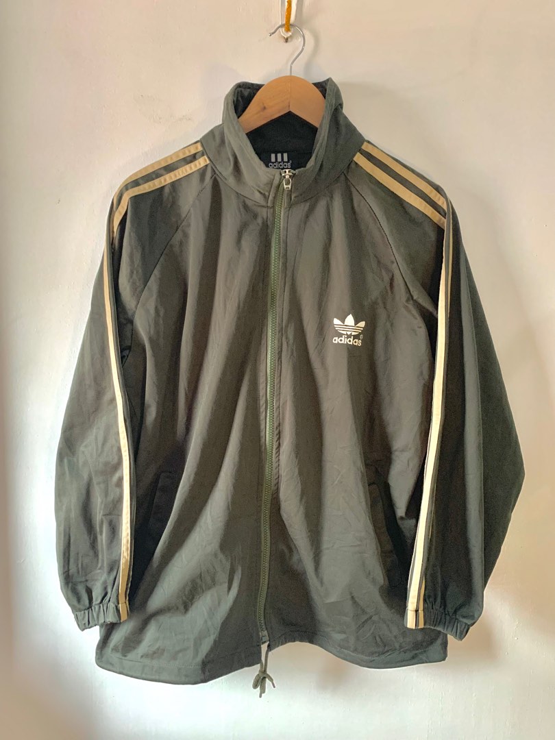 Adidas Sage Green Track Jacket, Men's Fashion, Coats, Jackets and ...