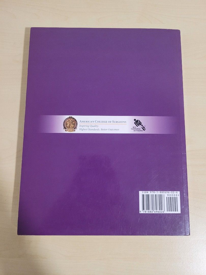 Advanced Trauma Life Support (ATLS) student course manual 9th edition ...