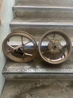 aerox rims, Motorcycles, Motorcycle Accessories on Carousell