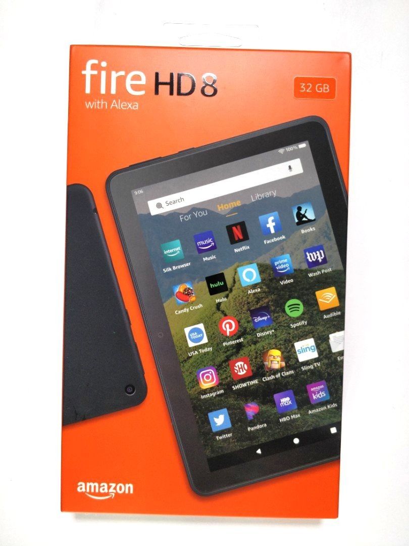 Amazon Fire HD 8 Black 32GB Tablet, Mobile Phones & Gadgets, Tablets ...