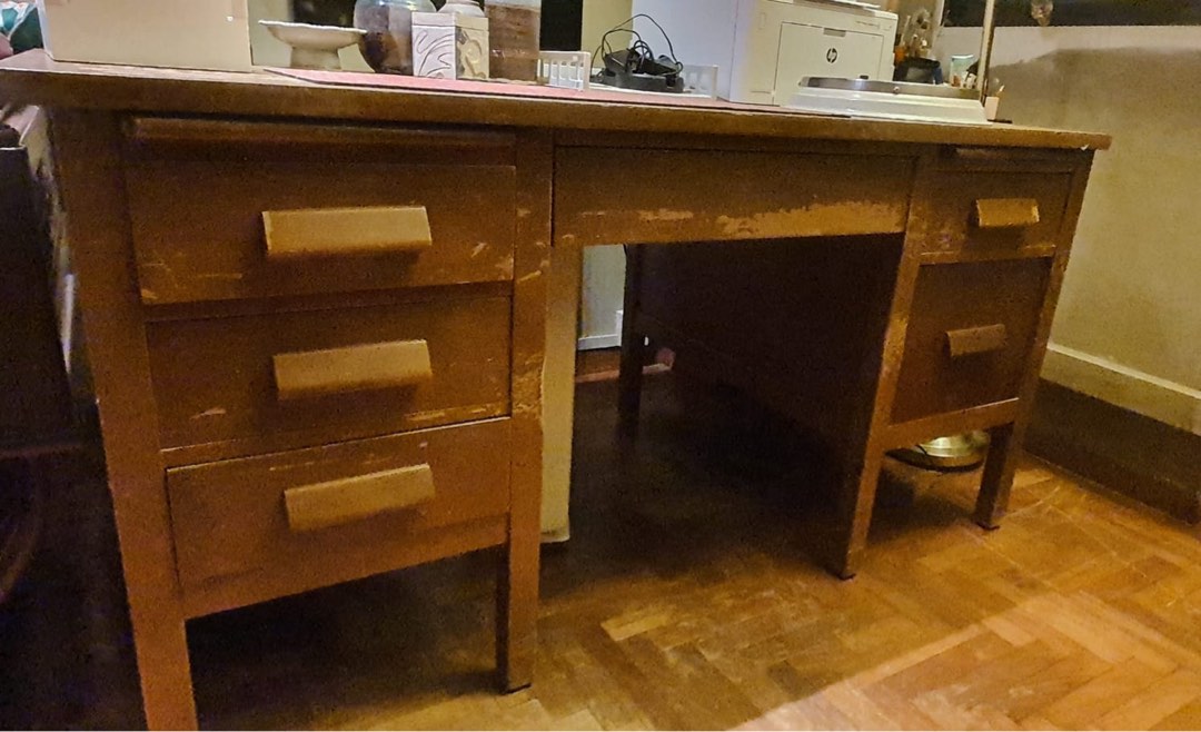 Antique Teacher’s Table, Furniture & Home Living, Furniture, Tables ...