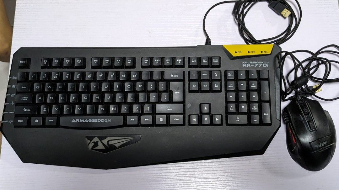 Armaggeddon keyboard + mouse, Computers & Tech, Parts & Accessories ...