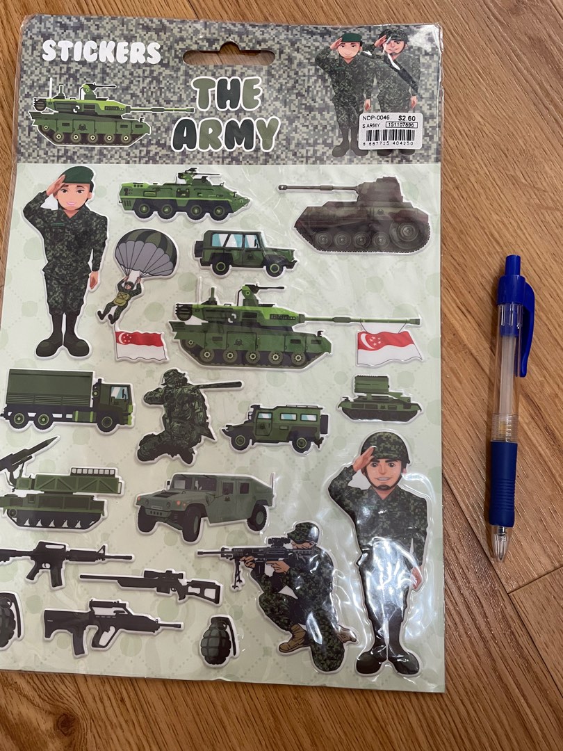 army stickers, Hobbies & Toys, Stationery & Craft, Other Stationery ...
