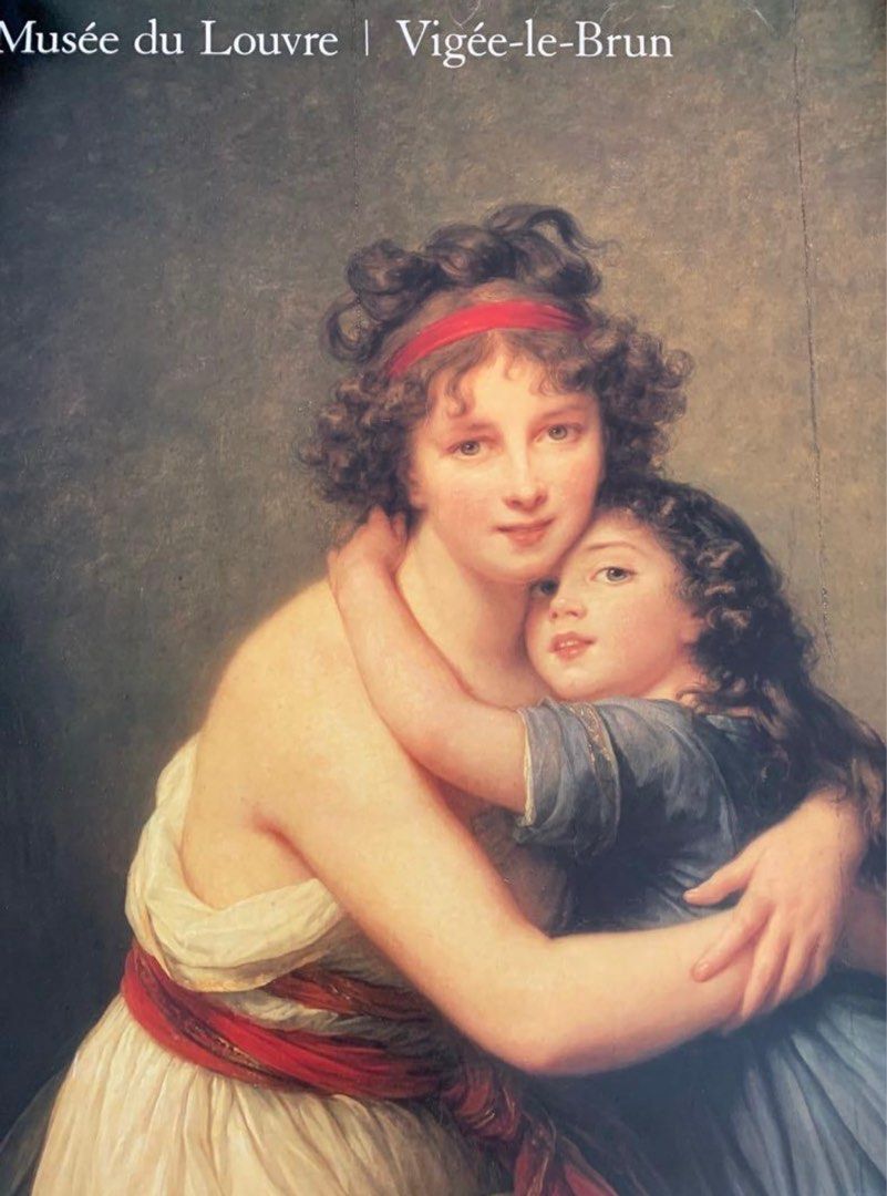 Art print from Musee du Louvre - self portrait by Vigee-le-Brun ...