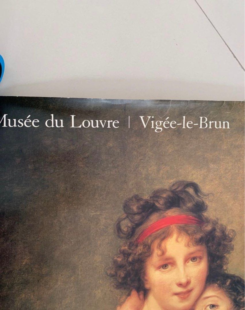 Art print from Musee du Louvre - self portrait by Vigee-le-Brun ...
