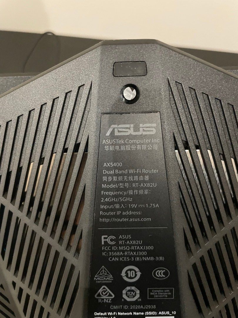 Asus Gaming Router RGB RT-AX82U, Computers & Tech, Parts & Accessories ...