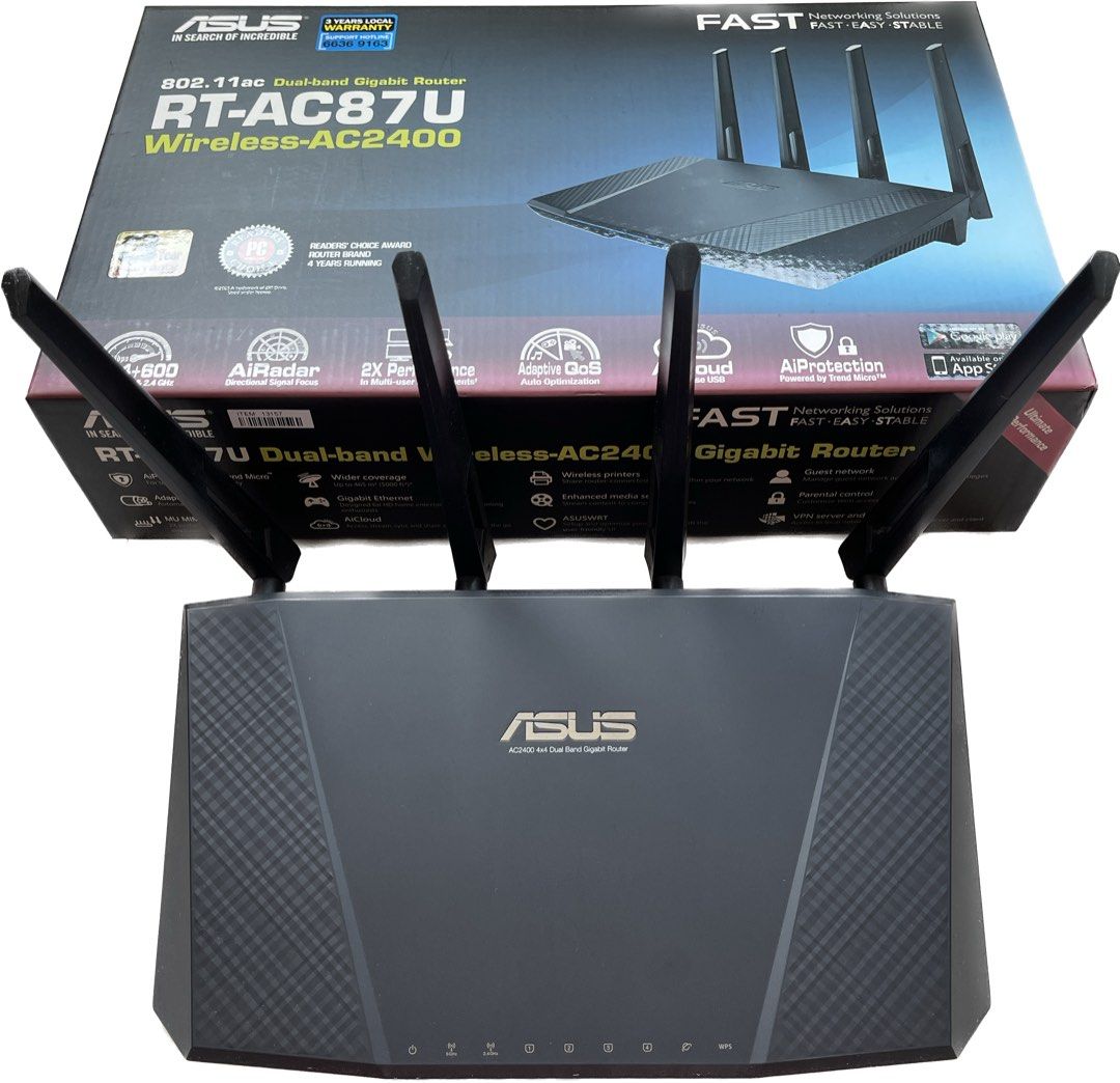 Asus RT-AC87U, Computers & Tech, Parts & Accessories, Networking on ...