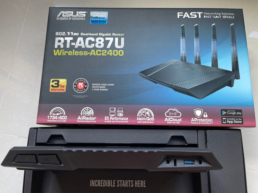 Asus RT-AC87U, Computers & Tech, Parts & Accessories, Networking on ...