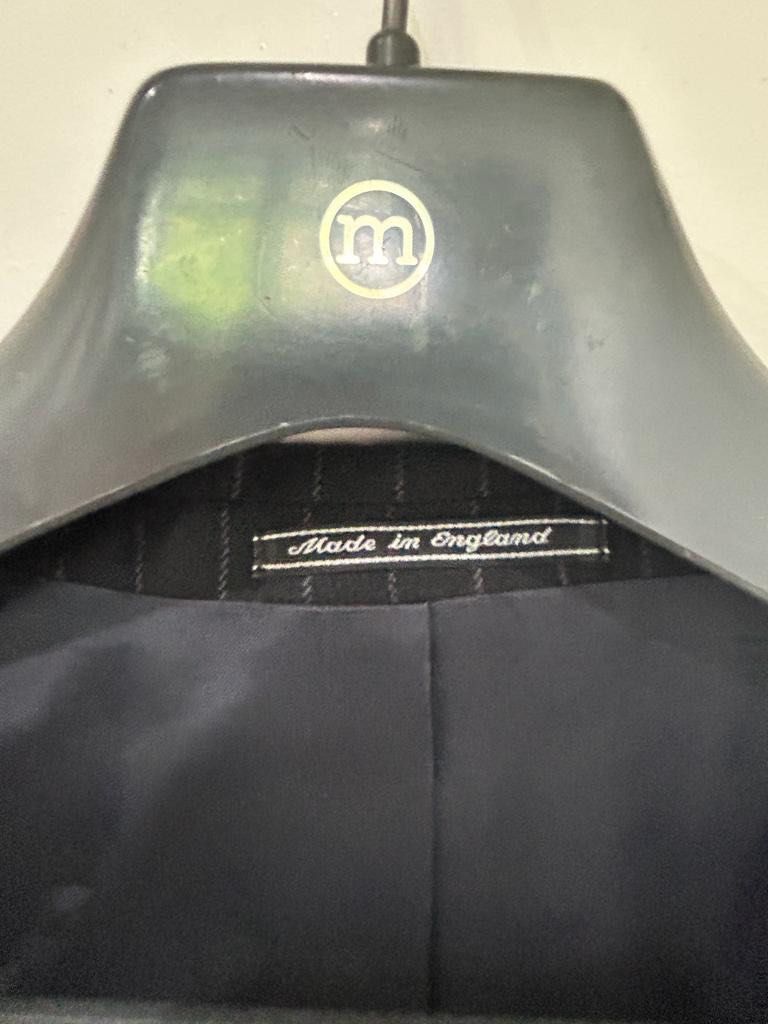 AUSTIN REED vintage suit black pinstripe, Men's Fashion, Coats, Jackets ...