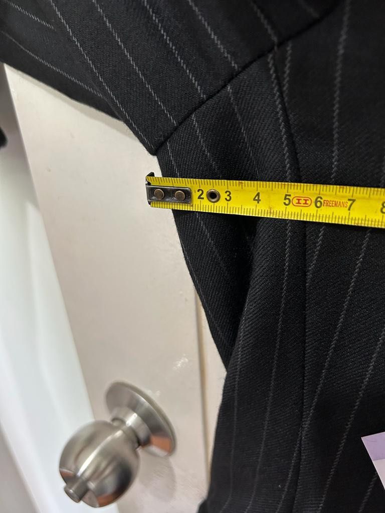 AUSTIN REED vintage suit black pinstripe, Men's Fashion, Coats, Jackets ...