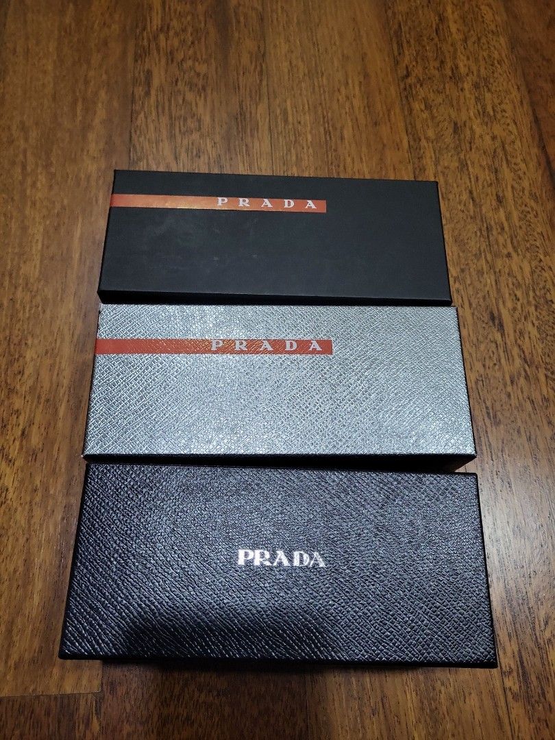 Authentic prada box, Luxury, Accessories on Carousell