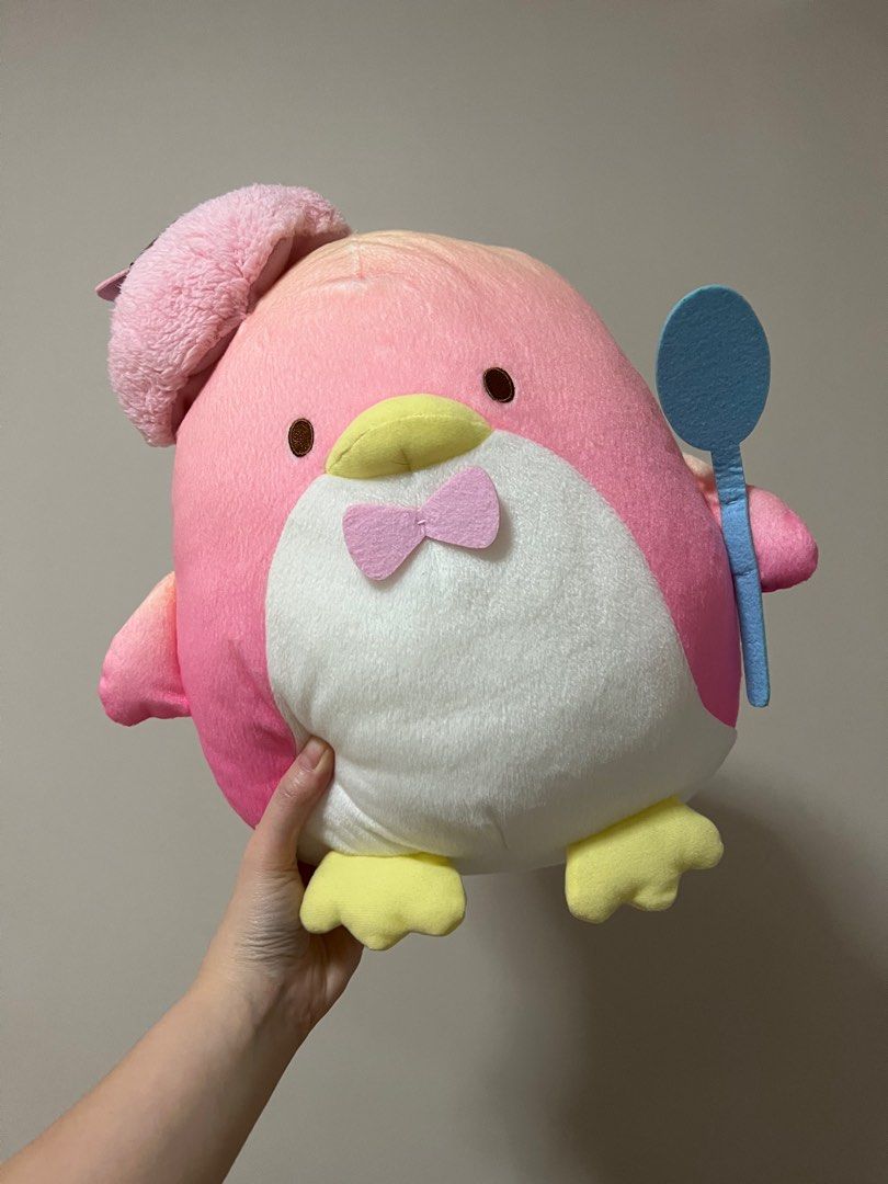 SANRIO Tuxedo Sam pink penguin plushie, Hobbies & Toys, Toys & Games on ...
