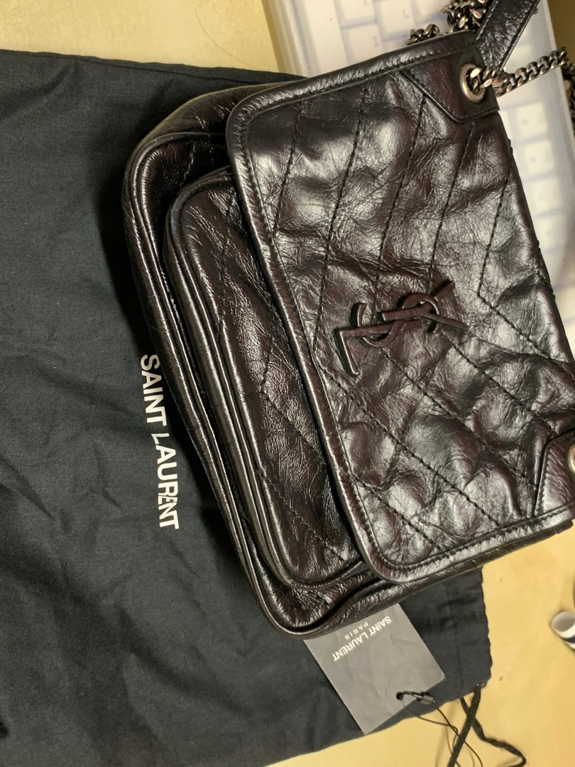 Authentic YSL NIKI BABY Black, Luxury, Bags & Wallets on Carousell